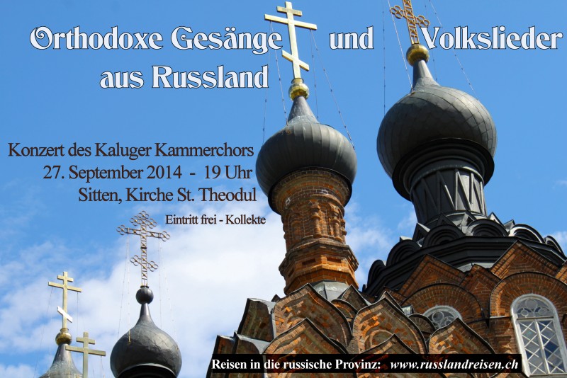 Russische Volkslieder und orthodoxe Gesänge - Konzert des Kaluger ...