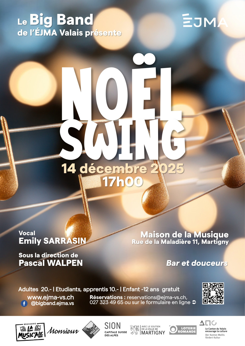 Noël Swing - Big Band de l'EJMA-VS - École de jazz et de musique actuelle - Maison de la musique