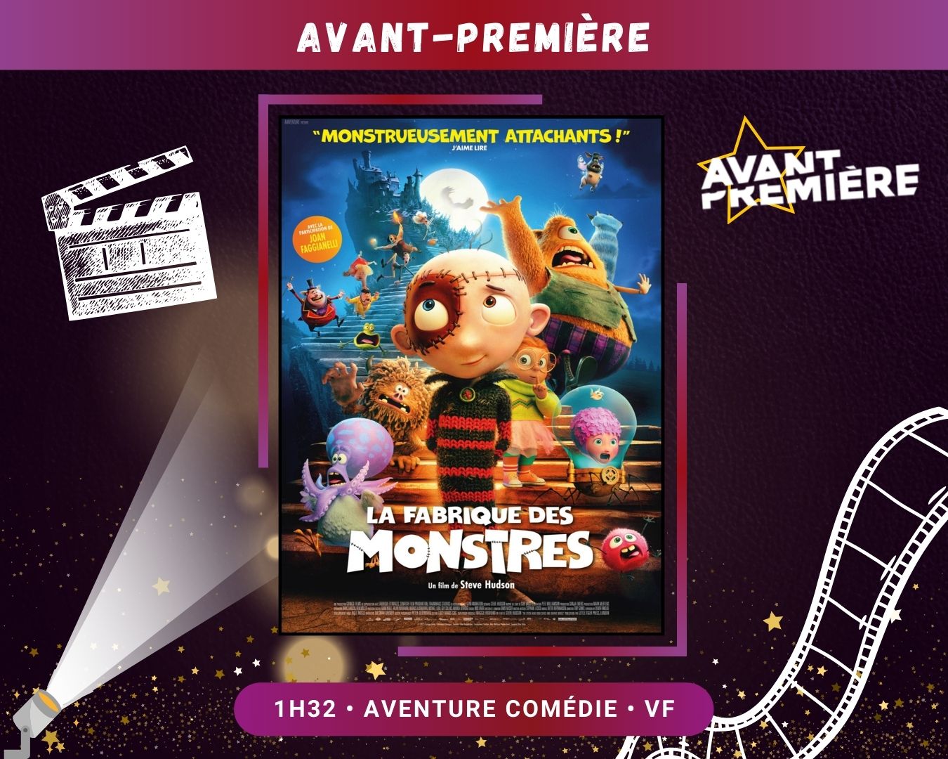 LA FABRIQUE DES MONSTRES - Cinérive SA - Cinéma Casino