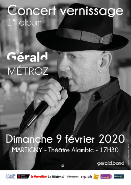 Concert Gérald Métroz - Vernissage du EP "ON" - Théâtre de l'Alambic