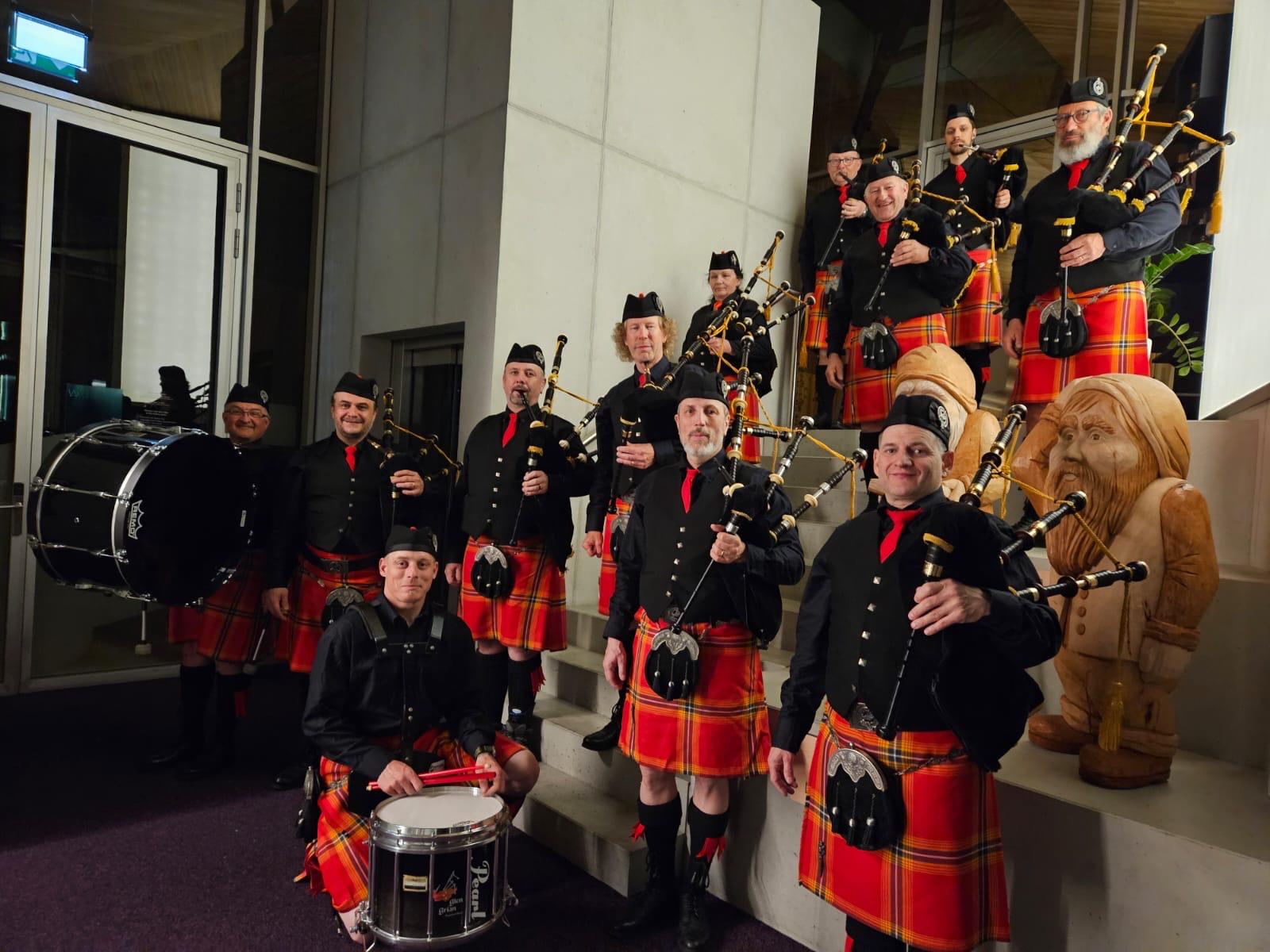 schottischer Abend mit der Glengrian Highland Band - Hotel Glocke